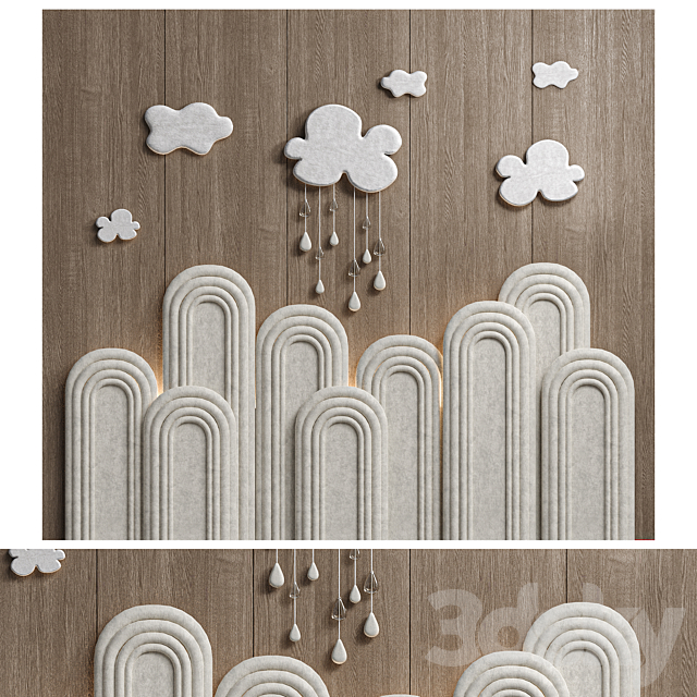 Wall Panel for Children's room 3D Max - 3DMAXTER