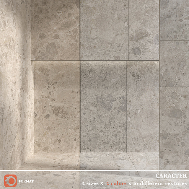 CARACTER MIX tiles 3D Max - 3DMAXTER