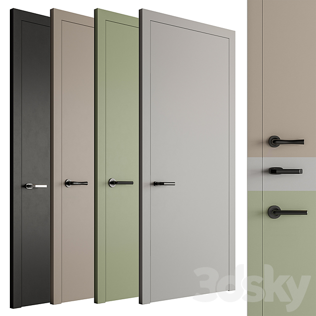 Modern Doors Set 98 3D Max - 3DMAXTER