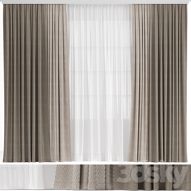 Curtain 16_ Curtains 3D Max - 3DMAXTER