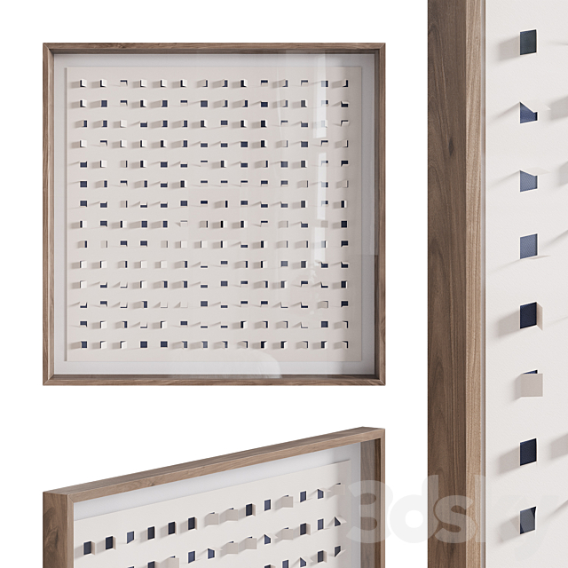See Through Wall Art 48x48 3D Max - 3DMAXTER