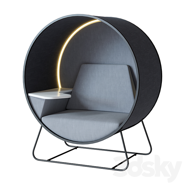 Office cubicle Connection Kuppel 3D Max - 3D Max Master