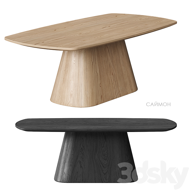 Simon coffee table Divan.ru 3D Max - 3DMAXTER