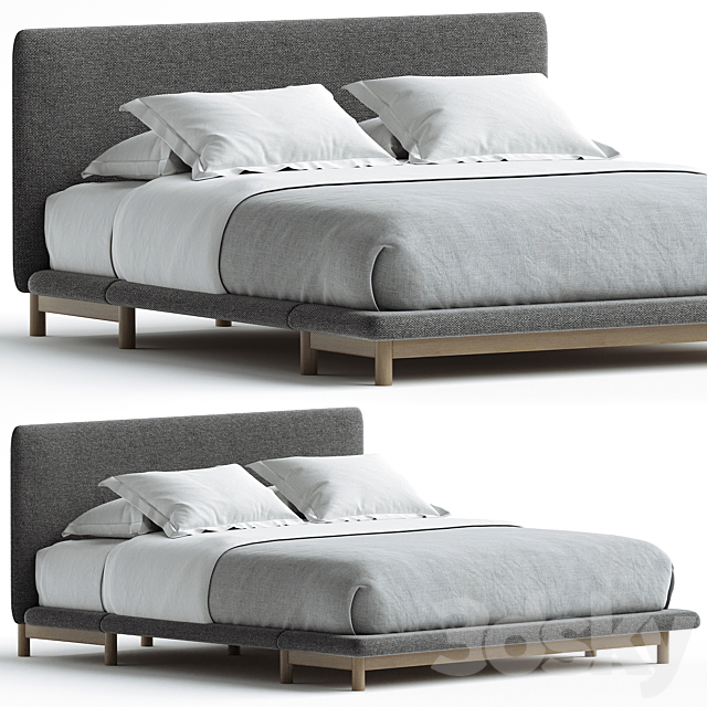 FRAME BED De La Espada Design Neri Hu 3D Max - 3DMAXTER