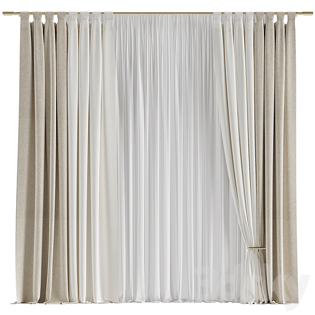 Curtain #045 3D Max - 3DMAXTER