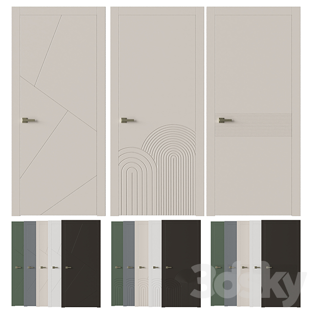 Interior doors LINEA 3D Max - 3DMAXTER