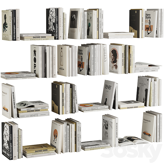 Set of Books V4 3D Max - 3DMAXTER
