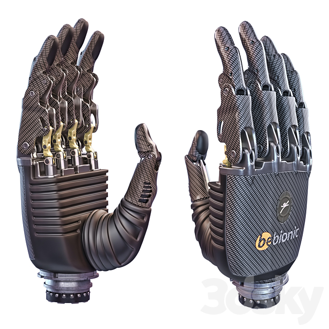 Arm Robotic Prothesis 3D Max - 3DMAXTER
