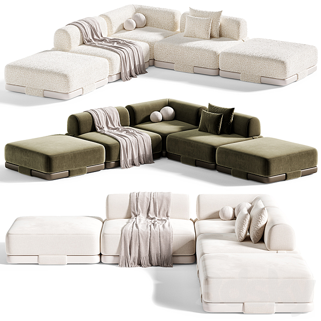 INSULA modular Sofa 02 By Kettal 3D Max - 3DMAXTER