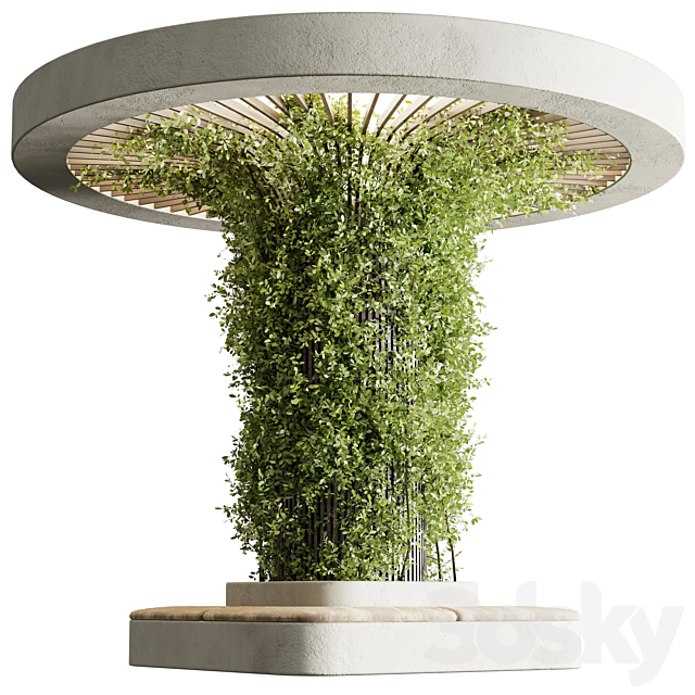 Column plant - pillar plant - 3D Models Collection